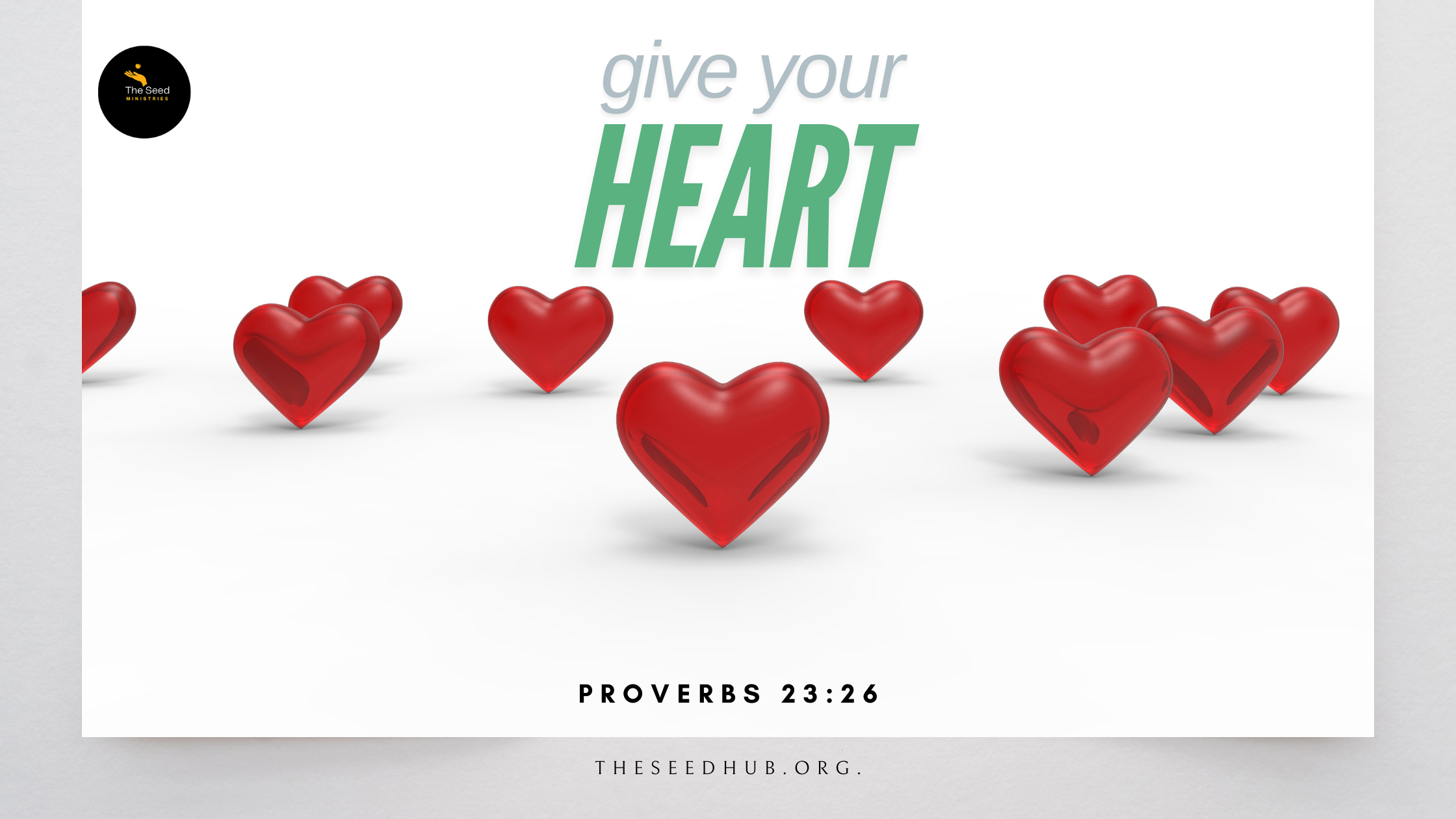 Give Your Heart to God: A Call to True Worship | The seed
